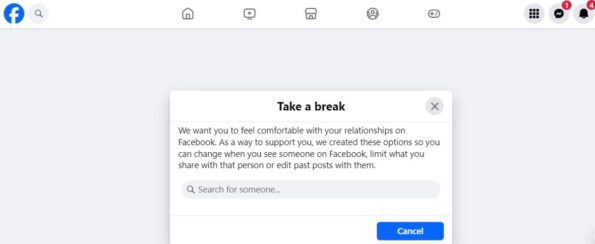 What Does Take A Break Mean On Facebook ? - DeviceMAG