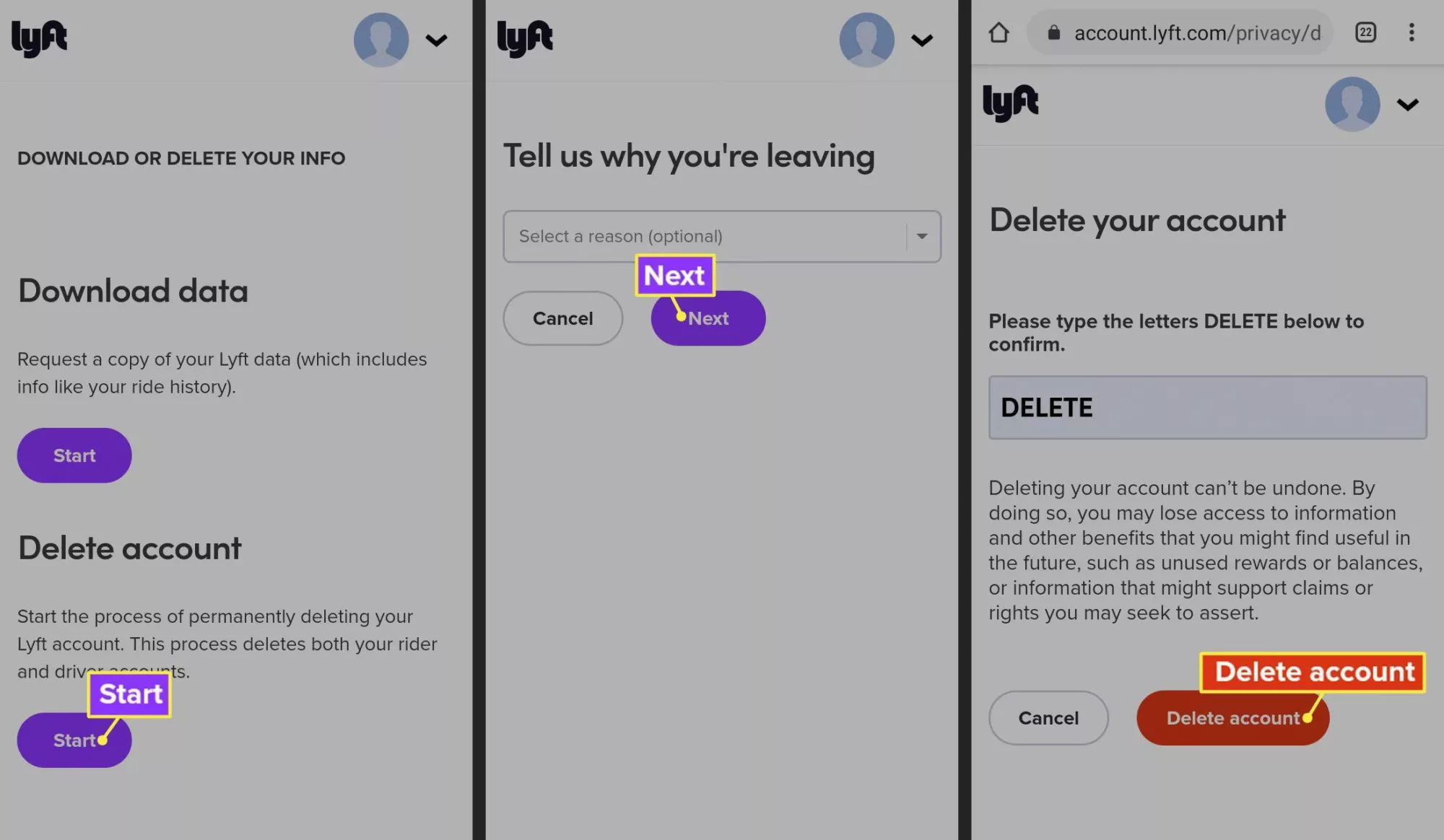 How To Delete Lyft Account - DeviceMAG
