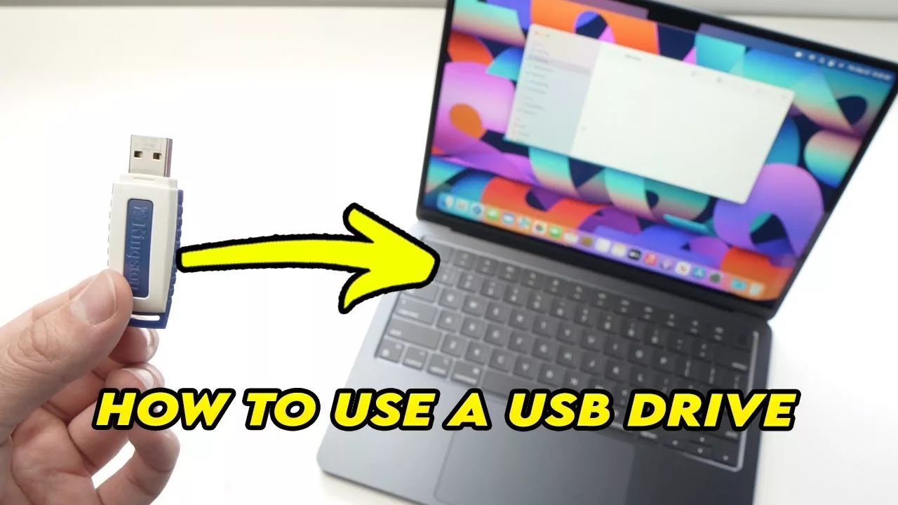 How To Connect Flash Drive With Your MacBook Air - DeviceMAG