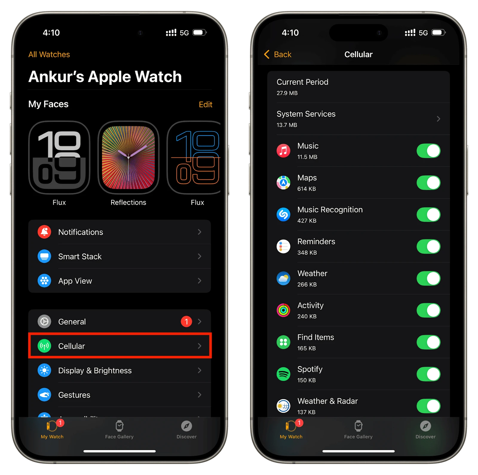 How Much Cellular Data Does Apple Watch Use - DeviceMAG