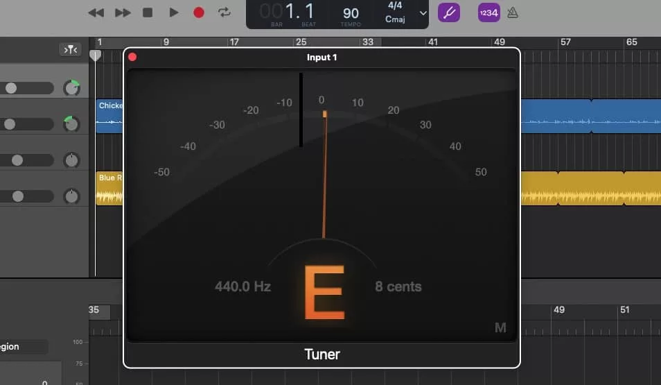 How to Use the Built-In Tuner with GarageBand? - DeviceMAG