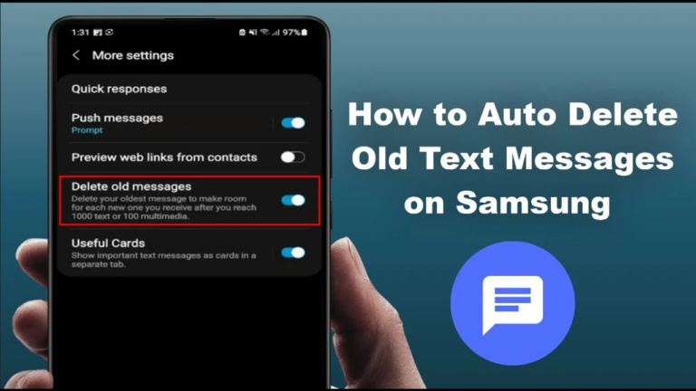 How to Turn Off Auto Delete Old Conversations? - DeviceMAG