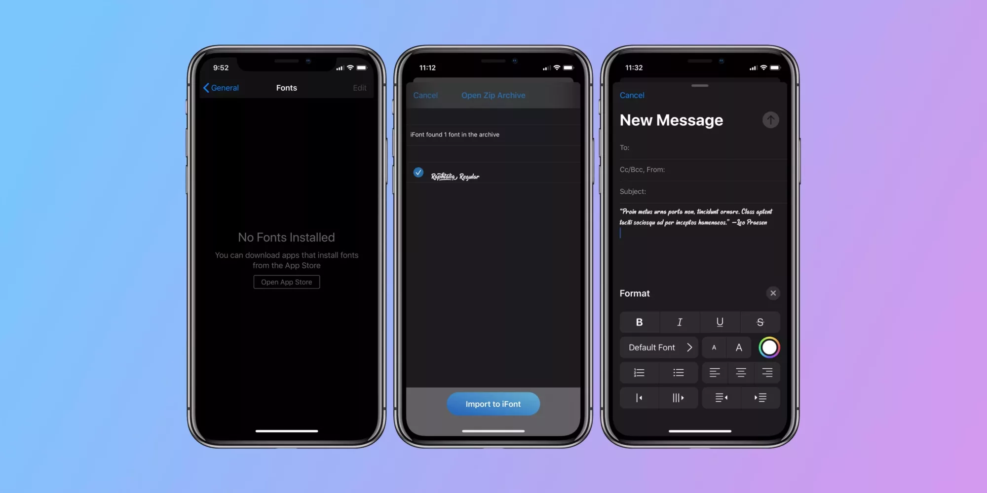 How to Download and Install Custom Fonts On Your iPhone Using iFont ...