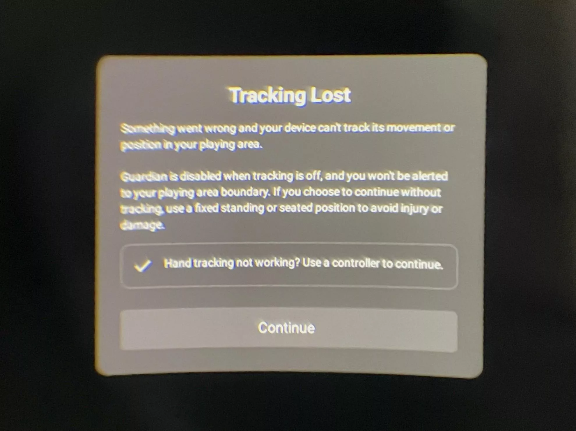 How to Troubleshoot Oculus Quest 2's Tracking Lost Error on Startup? - DeviceMAG