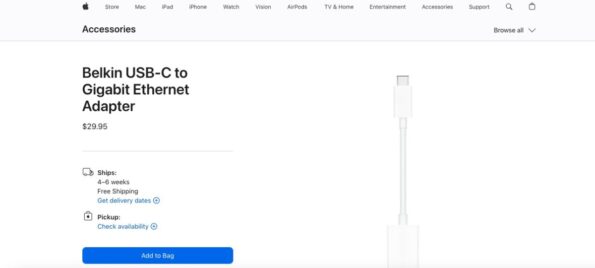 How to Connect MacBook Pro to Ethernet with a USB-C - DeviceMAG